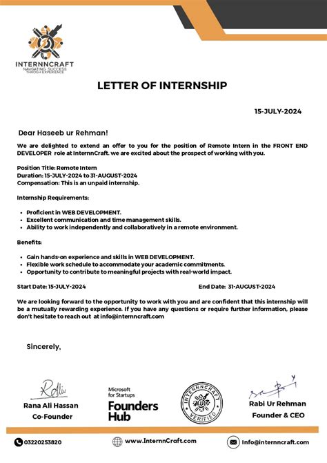 Haseeb Ur Rehman On Linkedin Internship Frontenddevelopment Webdevelopment Careergrowth