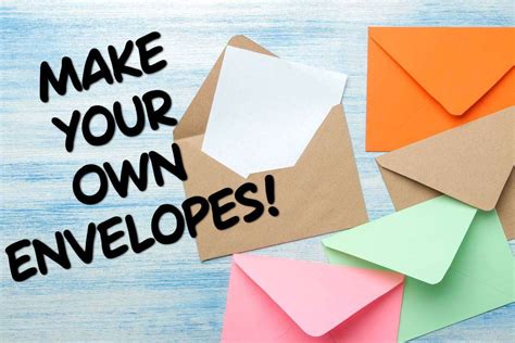 DIY Paper Envelopes How To Make An Envelope For Any Card Art And Crafts Guide