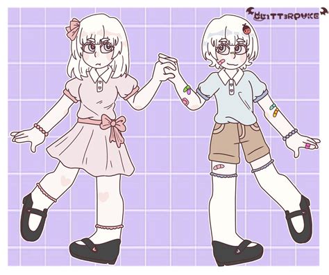 Albino Twins By Gl1tt3rpvke On Deviantart