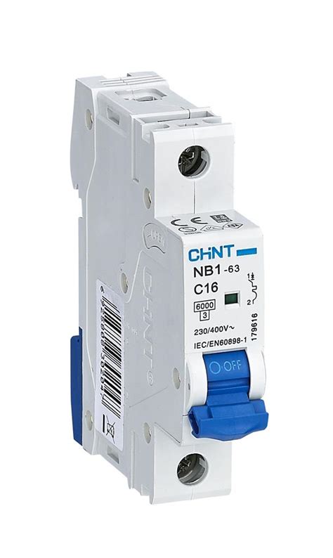 Chint Nb1 63 Модулен автоматичен прекъсвач 1p C16a 6ka Hi Tech Systems