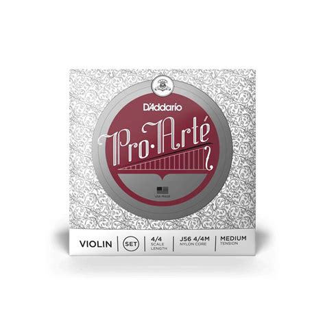 Daddario Pro Arte Violin String Set Violin Strings Violin Daddario