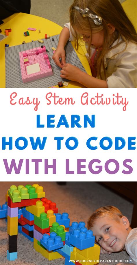 Learning Basic Coding Concepts With Legos Simple Stem Activity