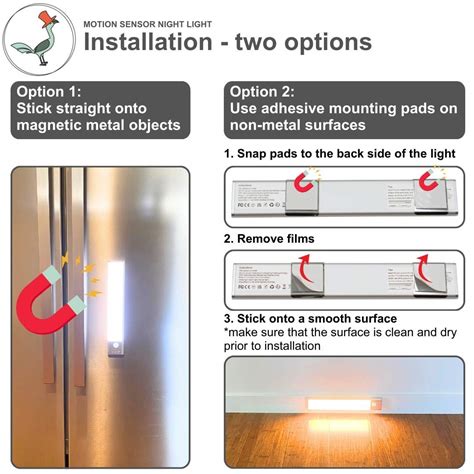 Motion Sensor Night Light Ultra Thin Design And Long Lasting Battery