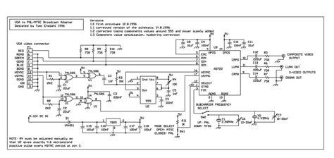 Step By Step Guide Creating An Av To Vga Converter Circuit Diagram