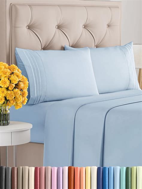 King Size 4 Piece Sheet Set Comfy Breathable And Cooling