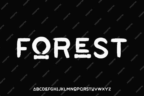 Premium Vector Display Font Vector Design Suitable For Headlines Logos Posters And Many More