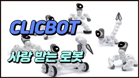 Clicbot🤖 조립형/교육용 로봇🤖인류와 공존 - YouTube
