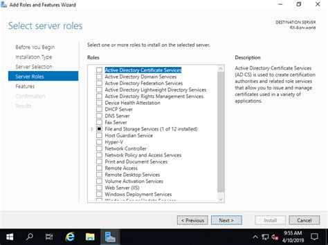 windows server 2019 nfs server install nsf client server world