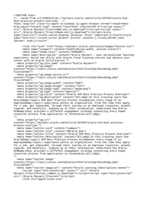Oracle Mylearn Pdf
