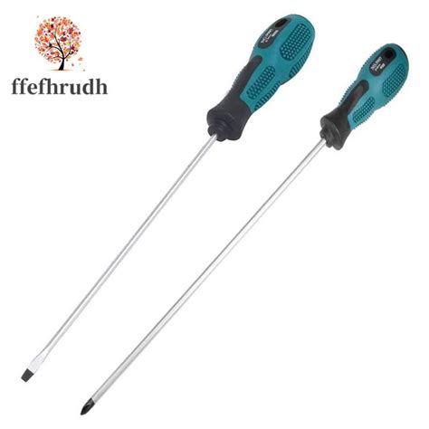 ไขควงใบมีดแบบแบนยาว 12 นิ้ว Slotted Phillips 2 แพ็ค | Shopee Thailand