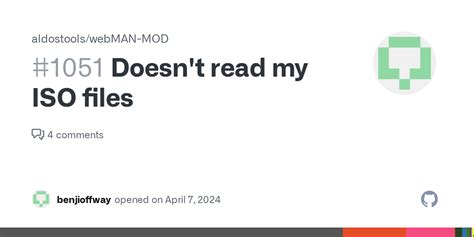 Doesnt Read My Iso Files · Issue 1051 · Aldostoolswebman Mod · Github