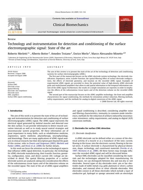 Pdf Technology And Instrumentation For Detection And Conditioning Of