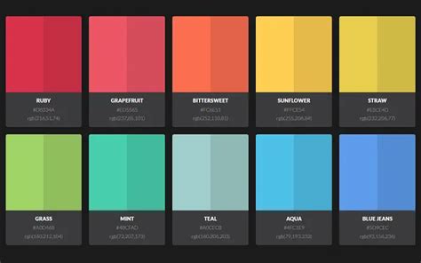 Best Free Css Color Palettes In