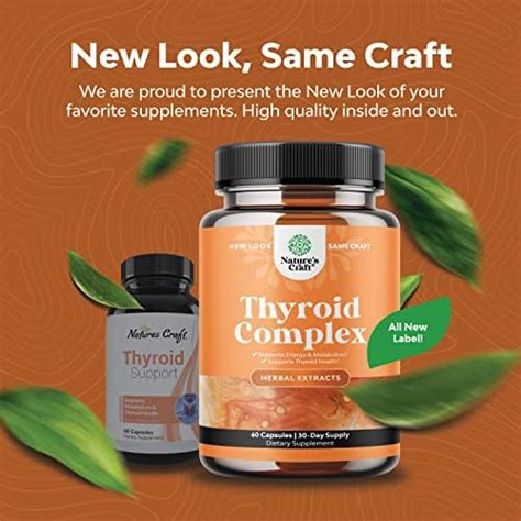 Thyroid Support Natural Iodine Supplement Boost Mood And Energy 60