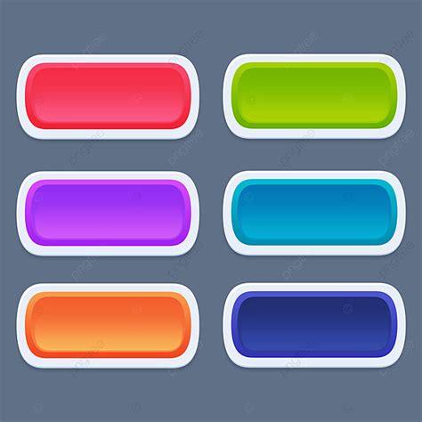 Game Button Clipart Transparent PNG Hd Games Ui Buttons Cartoonic D And D Game Button