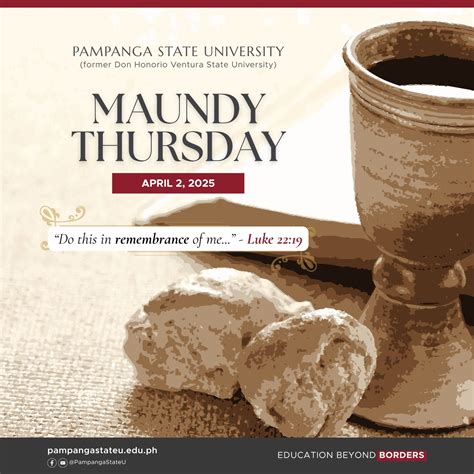 April 2 2026 Maundy Thursday