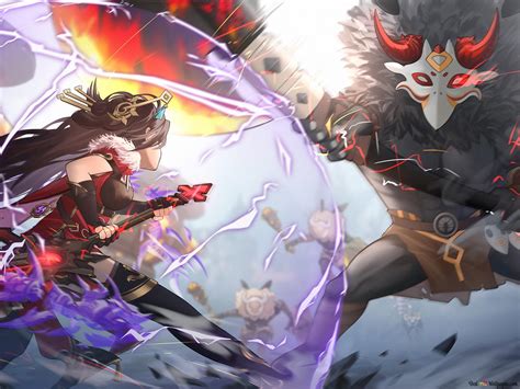 Beidou Genshin Impact Online Video Game K Wallpaper Download