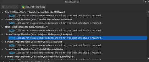 Luau Crashes 100 Of The Time When Opening My Place Studio Bugs