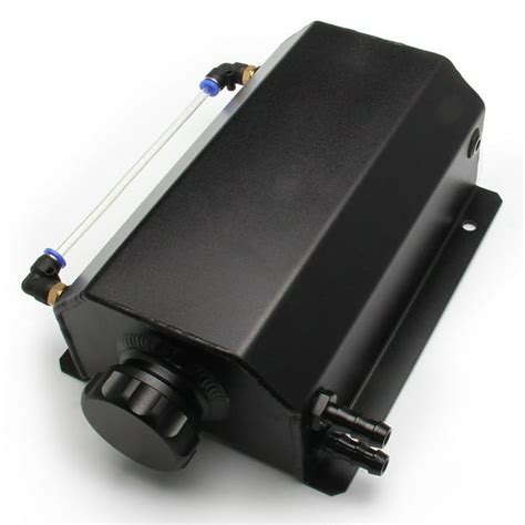 Flyflise 2l Aluminum Car Coolant Overflow Expansion Tanks Oil Catch Can