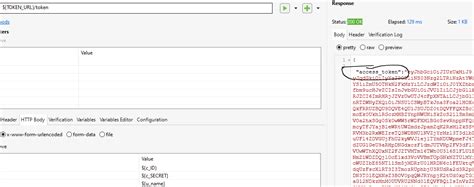 Capture Unique Bearer Token Into Variable And Passed Into Header Of
