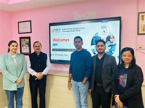 Kunwar Ajeet Singh On Linkedin Thanks To Ibm T A For Visiting Niet Ibm Pool Campus