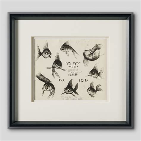 Cleo 3 Model Sheet Disney Vintage