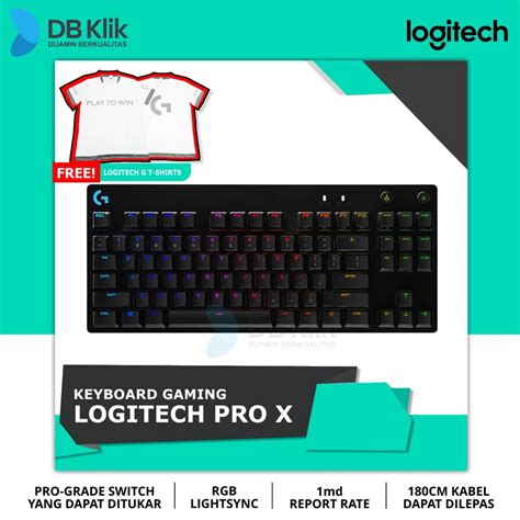 Jual Keyboard Gaming Logitech PRO X Logitech Pro X Gaming Keyboard Indonesia Shopee Indonesia