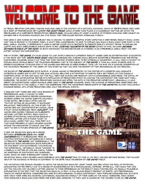 The Game [pterodactyl Female][full Comic] Scrolller