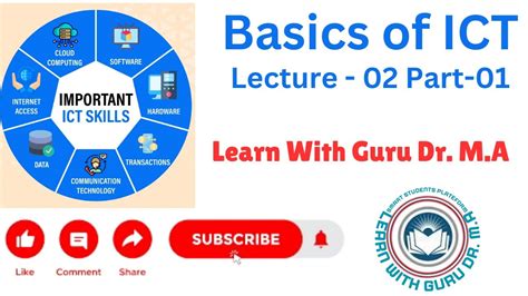 Basics Of ICT Course Code 5403 1431Lecture 02 Part 01 Learn With
