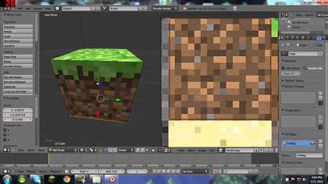 Blender Minecraft Block Texturing Tutorial Youtube