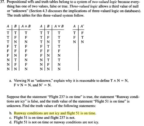 Solved Prepositional Wffs And Truth Tables Belong To A