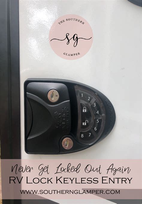 How To Install The RV Lock Keyless Entry On Your RV The Southern Glamper