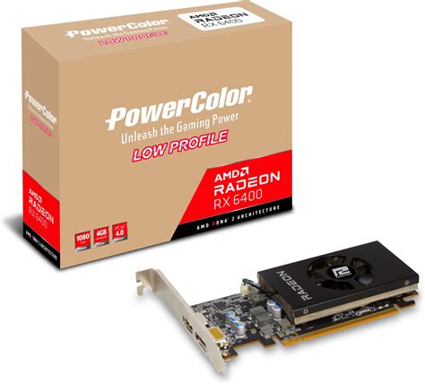 Amazon Com Powercolor Red Dragon Amd Radeon Rx Gb Gddr Low Profile Graphics Card