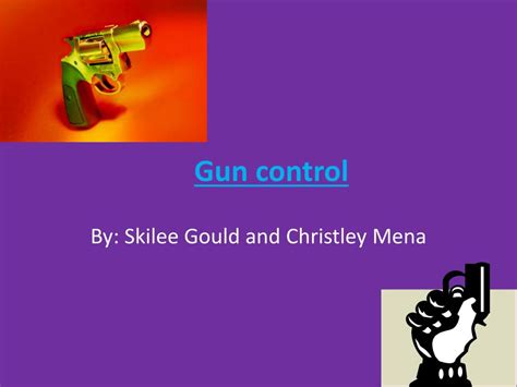 PPT Gun Control PowerPoint Presentation Free Download ID 6887040