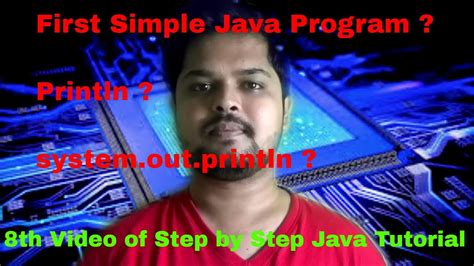 First Simple Java Program Java4u Step By Step Java Tutorial Youtube