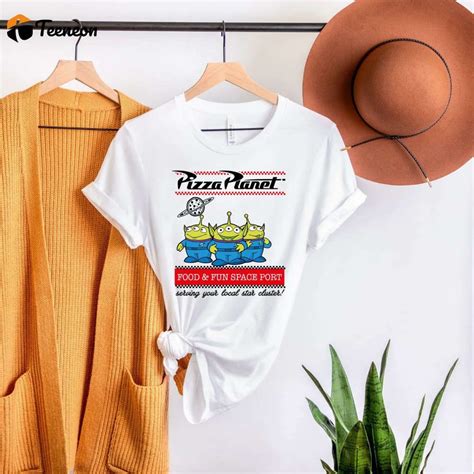 Disney Toy Story Pizza Planet Aliens T Shirt Fun Women And Men Shirt