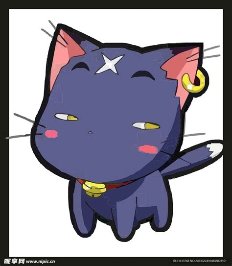 手绘卡通小猫 设计图其他动漫动画设计图库昵图网