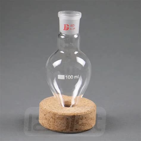 100ml Pear Shaped Round Bottom Flask 24 29 Joint Laboratory Glassware