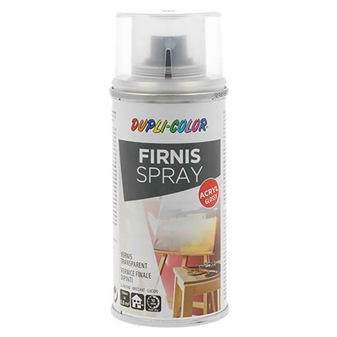 Colourless Acrylic Varnish Spray Shiny 150ml Manumi Eu