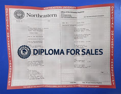 The Unusual Method To Buy Northeastern University Transcript
