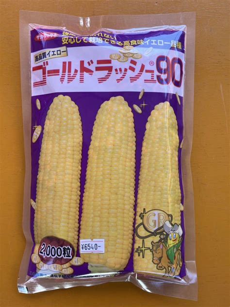 未使用スイートコーン サカタ とうもろこし ゴールドラッシュ90 2000粒 2023用 新種の落札情報詳細 ヤフオク落札価格検索