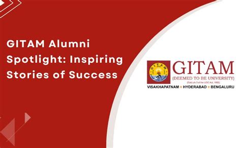 Gitam Alumni Spotlight Inspiring Stories Of Success
