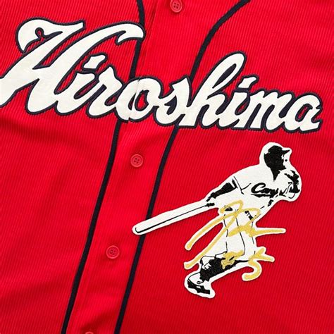 メール便送料無料】納期注意【広島カープ 刺繍ワッペン 西川 サイン付シルエット 3】西川龍馬応援歌ユニフォームカープ広島東洋カープ