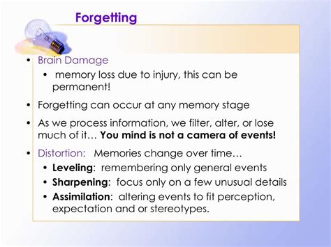Ppt Forgetting Powerpoint Presentation Free Download Id2806122