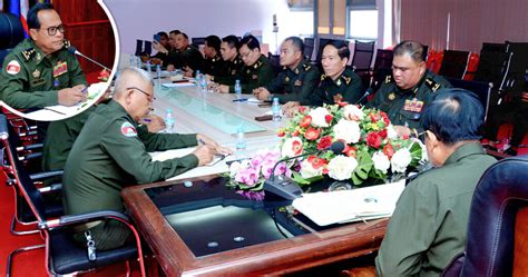 ឧត្ដមសេនីយ៍ឯក ខឹម សន ដឹកនាំប្រជុំបូកសរុបលទ្ធផលការងារប្រយុទ្ធប្រឆាំងគ្រឿងញៀន ៩ខែ និងទិសដៅបន្ដ