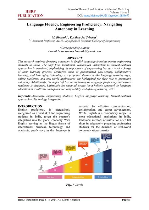 Pdf Language Fluency Engineering Proficiency Navigating Autonomy In Learning