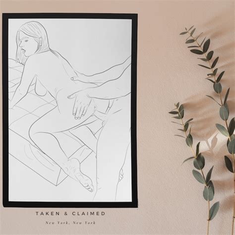 Sex Line Art Etsy