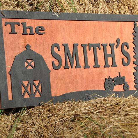 Wooden Farm Signs Custom Etsy