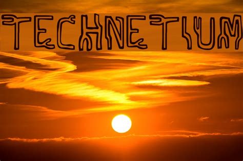 Technetium Font FFonts Net