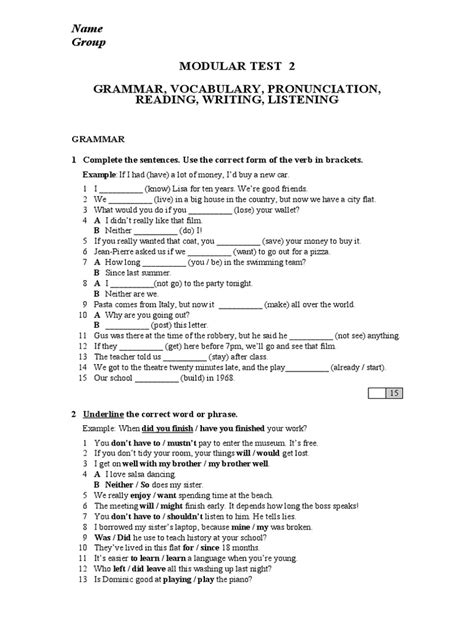 Modular Test 2 Download Free Pdf Internet